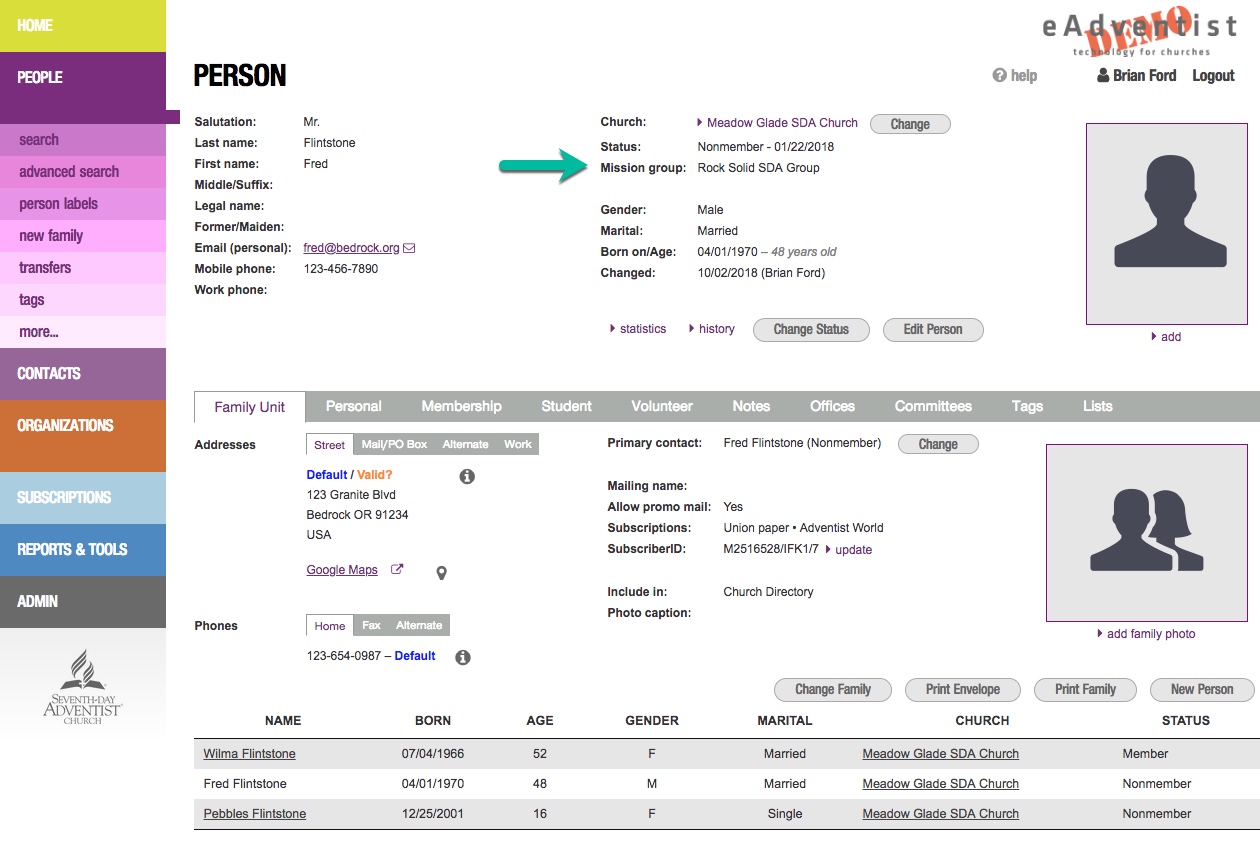 ViewPerson – eAdventist News