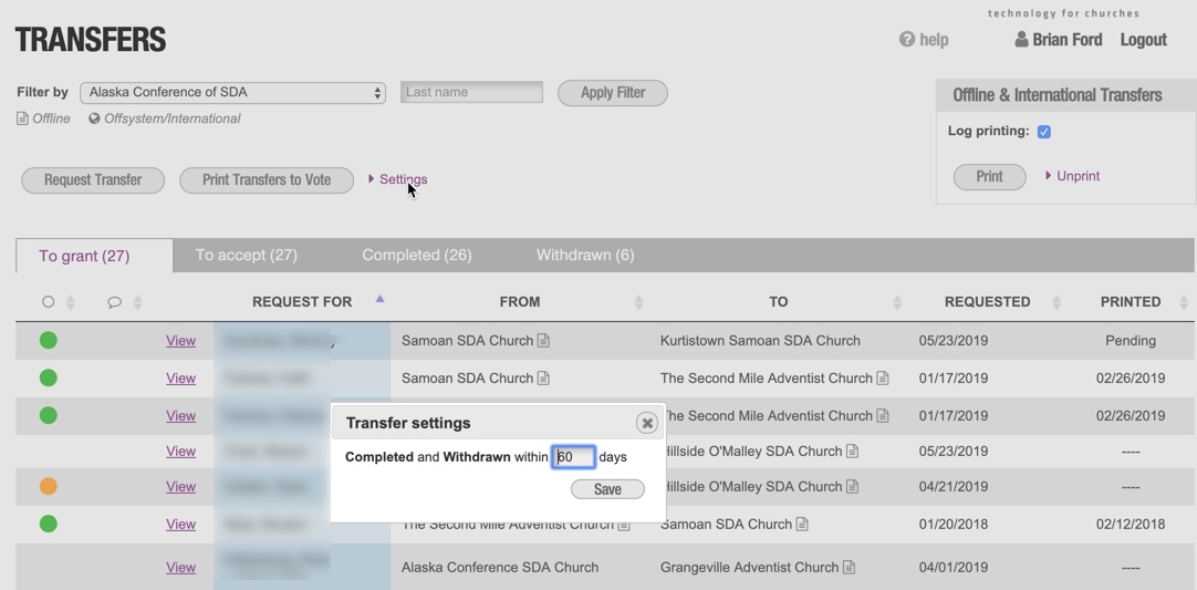 transfers_settings – eAdventist News